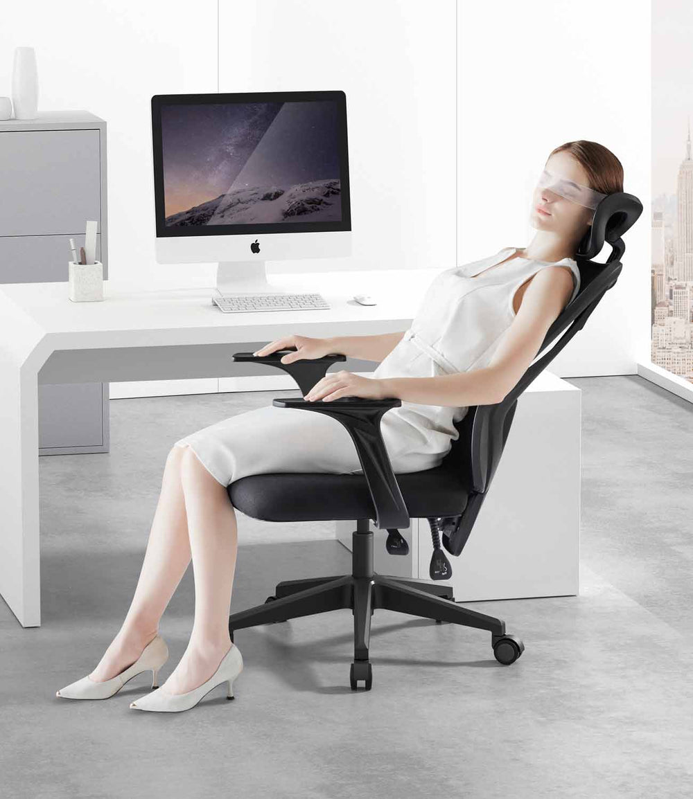 HBADA E1 Ergonomic Chair Without Footrest
